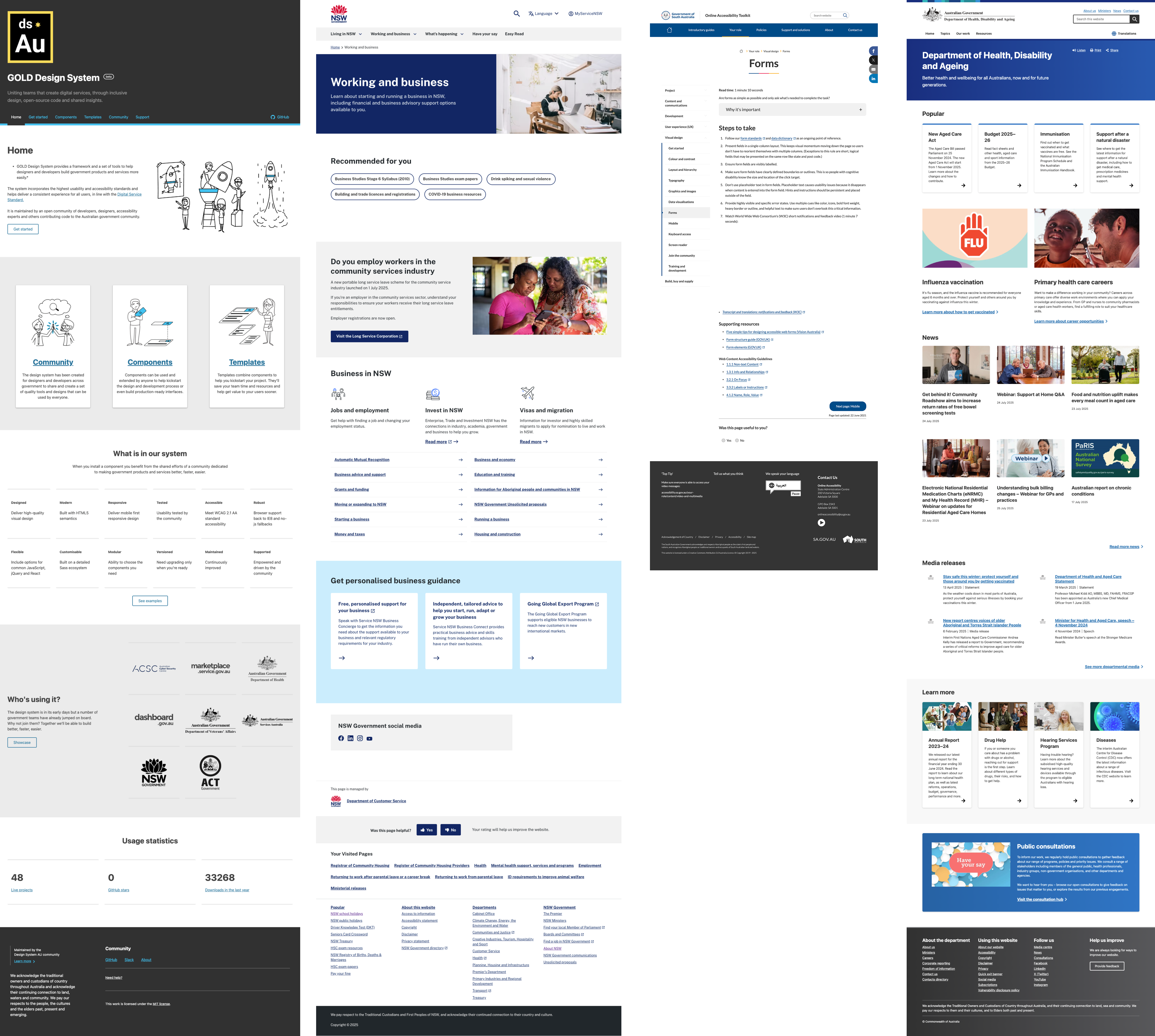 The content page layout | Queensland Government Design System